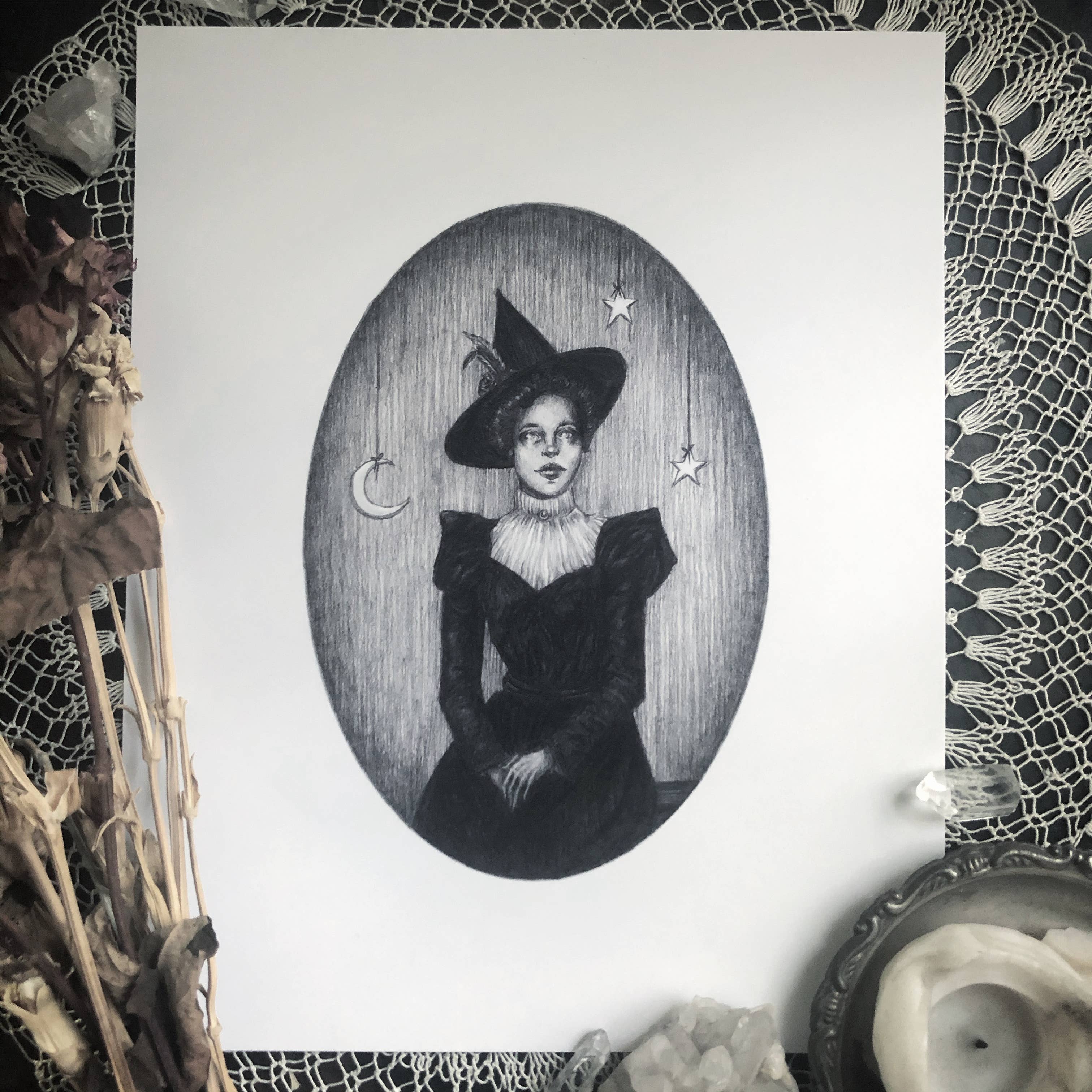 Mable Art Print by Caitlin McCarthy – Black Moon Botanica Edinburgh UK
